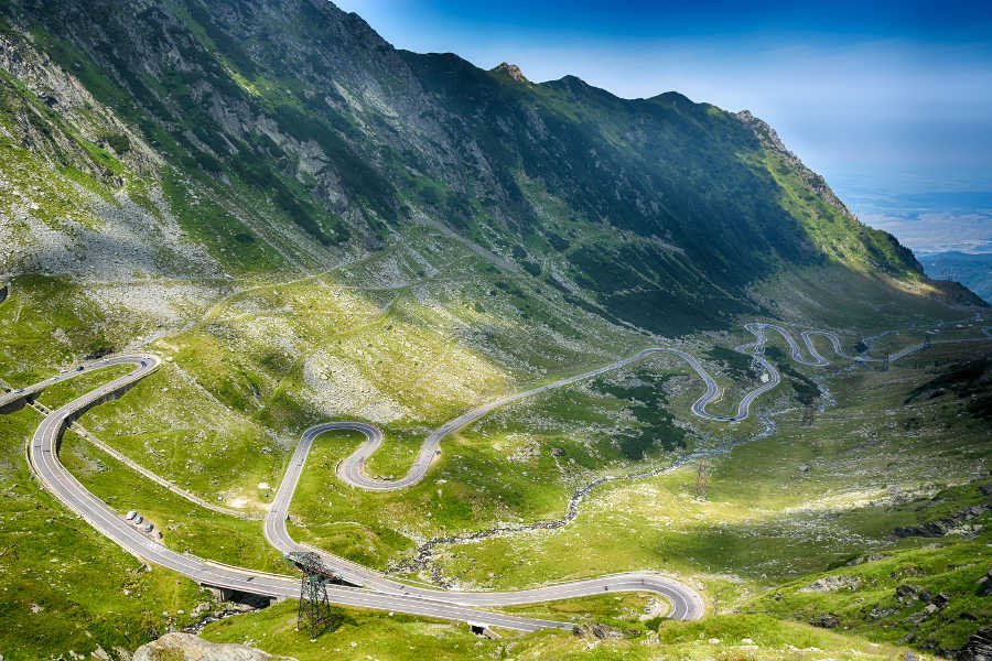 La route Transfagarasan